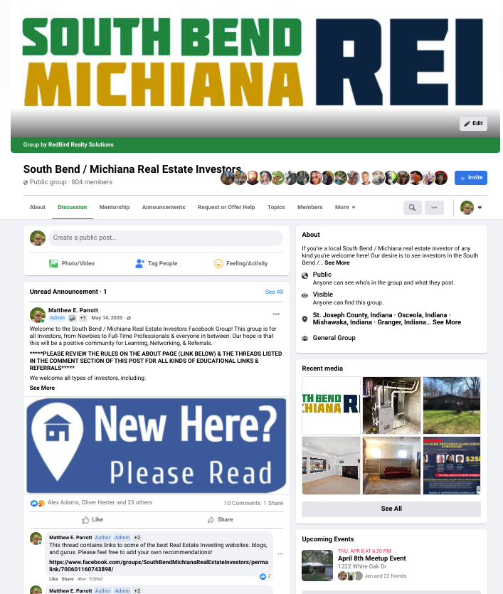 Join Our Local Facebook Networking Group! – RedBird Realty Solutions
