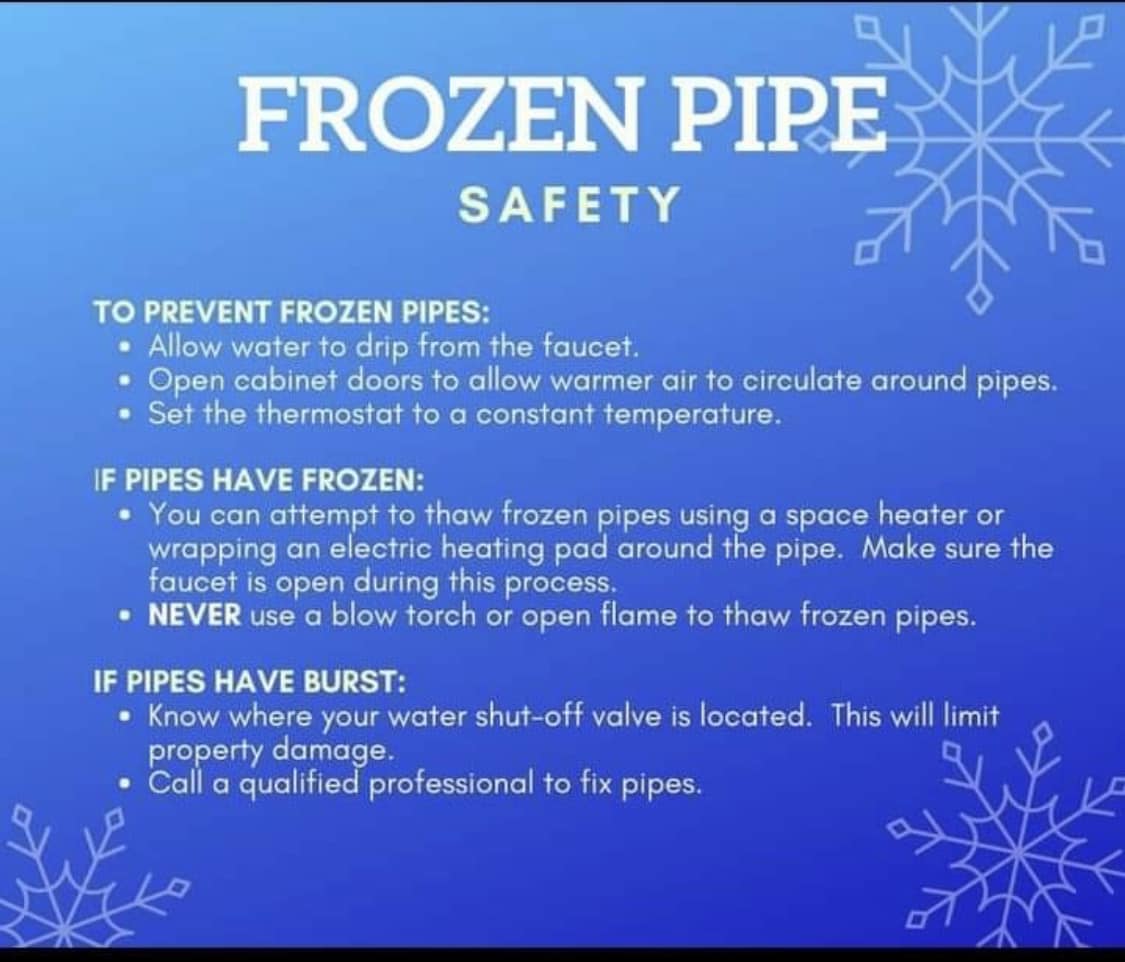 Tips to Avoid Frozen Pipes – RedBird Realty Solutions