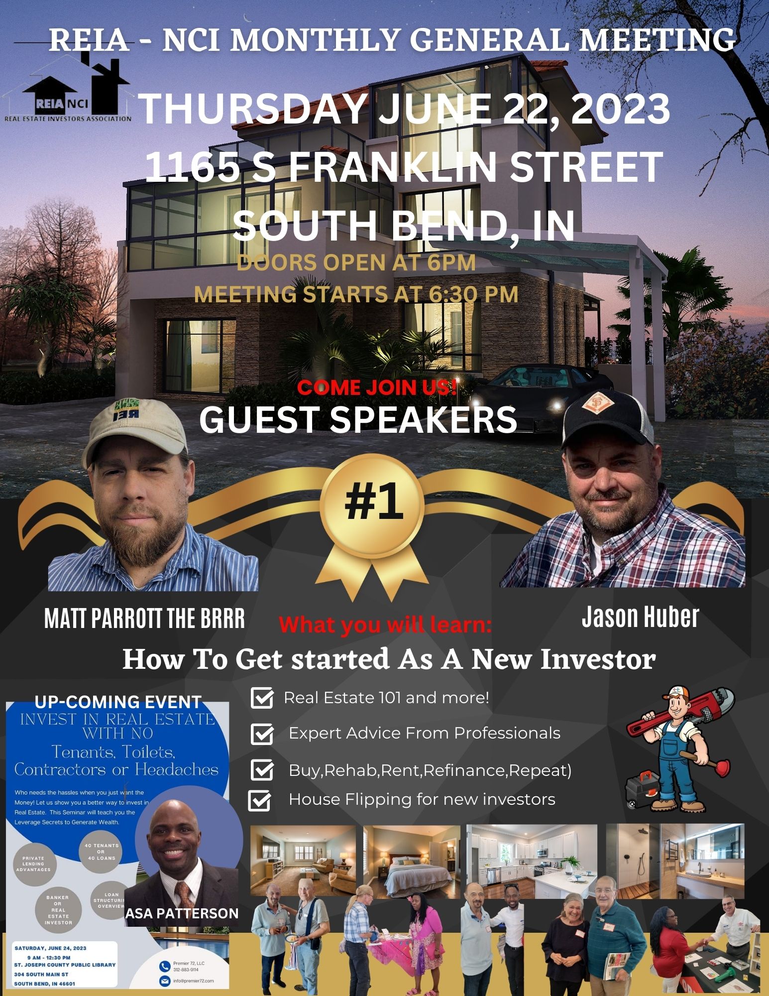 6/22/23 NCI-REIA Monthly Meeting, Featuring Matthew Parrott Speaking on ...