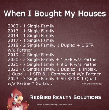 When We Bought Our Houses – RedBird Realty Solutions
