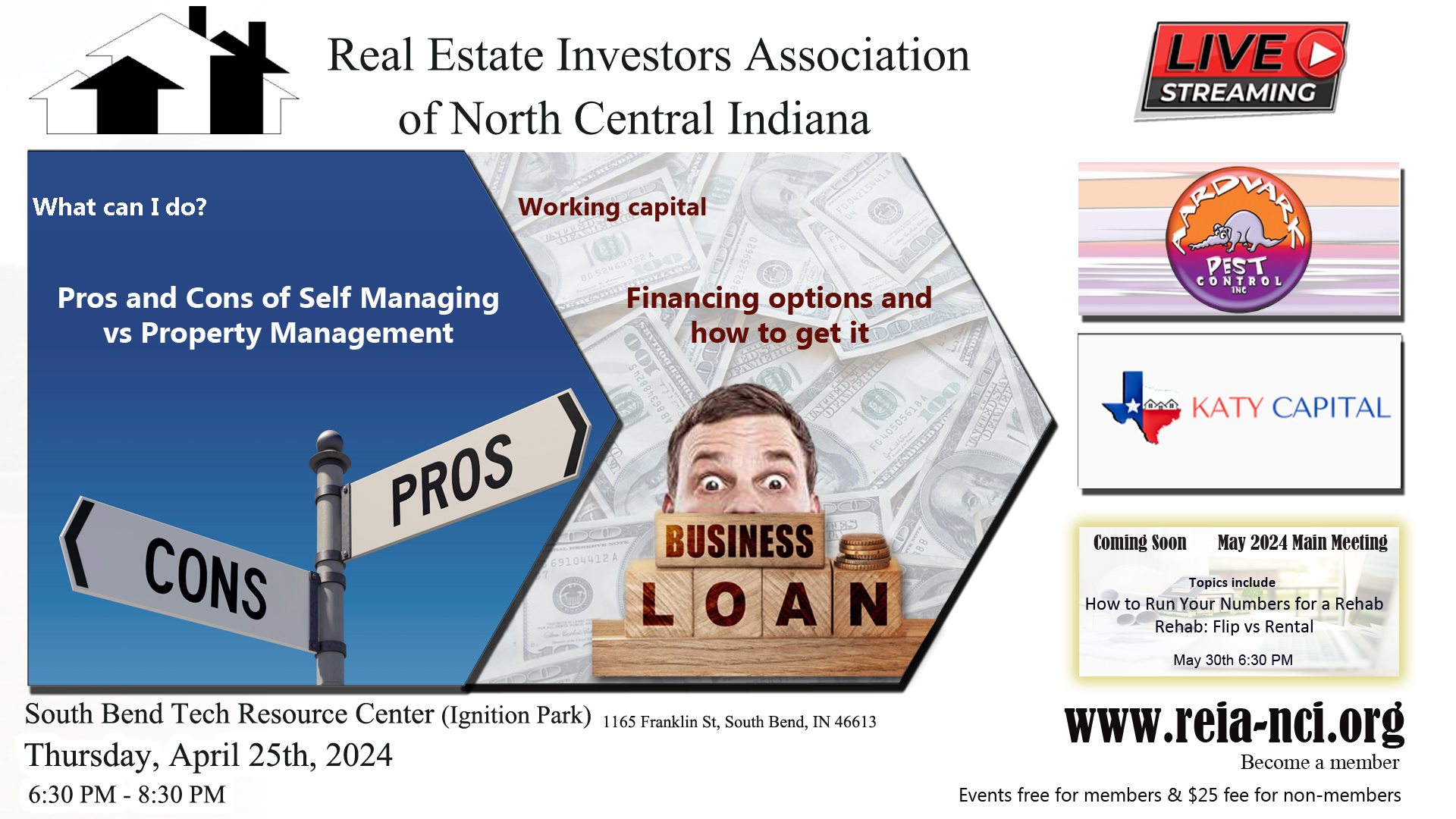 4/25/24 NCI-REIA Monthly Meeting, Featuring Matthew Parrott Speaking on ...